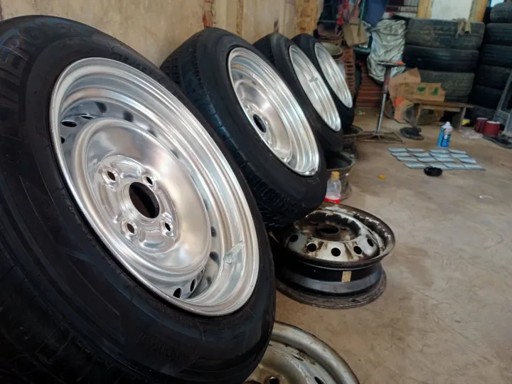 Velg kaleng lebar custom R14 Pcd 4x114 cocok buat Kijang/Futura/SS ...