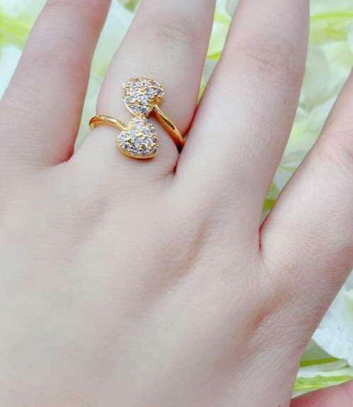 10k Lifetime Used Two Heart Ring | Lazada PH