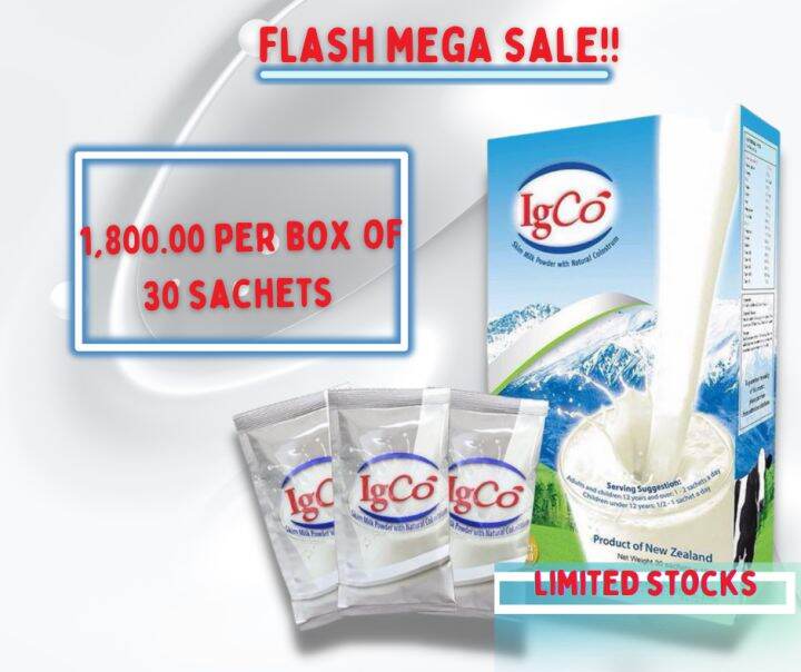 IgCo Oral Immunoglobulin 30 sachets | Lazada PH