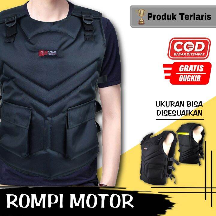 ROMPI BIKERS ROMPI RIDER ROMPI PELINDUNG DADA TEBAL TERLARIS | Lazada ...