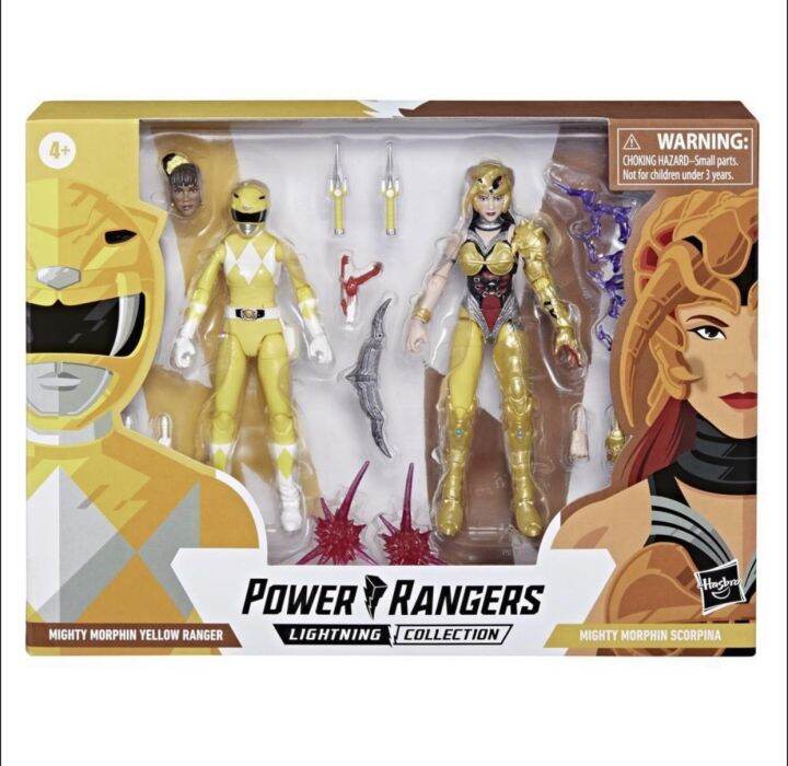 Hasbro Lightning Collection Power Rangers Yellow Ranger Scorpina ...