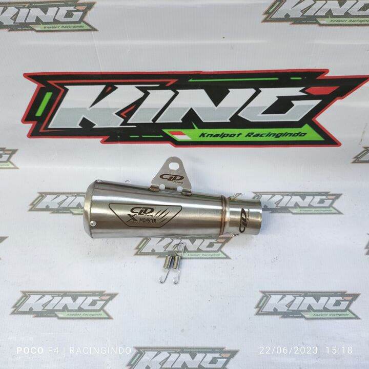 knalpot cld x monster inlet 50 mm semua motor bisa pakai | Lazada Indonesia