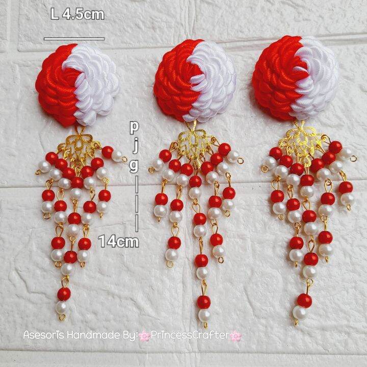 Bros Bunga Merah putih | Lazada Indonesia