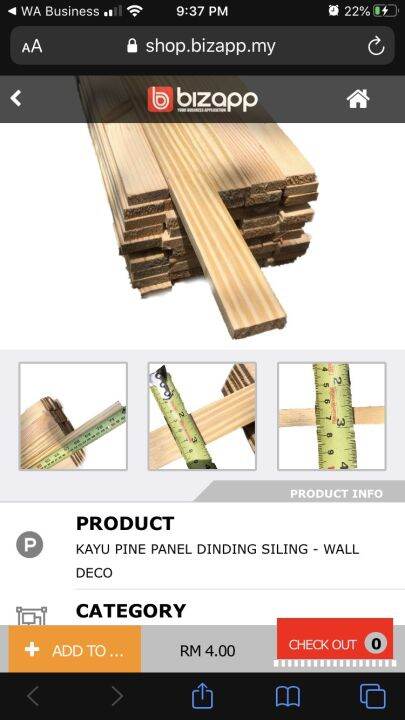 Kayu Panel Wall Deco - kayu pallet pine 6’ panjang x 30mm lebar x 11mm ...
