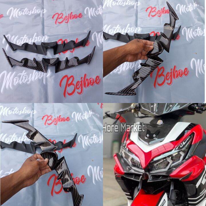 Winglet Aerox 155 New Connected model h2r Winglet aerox 155 new 2021 ...