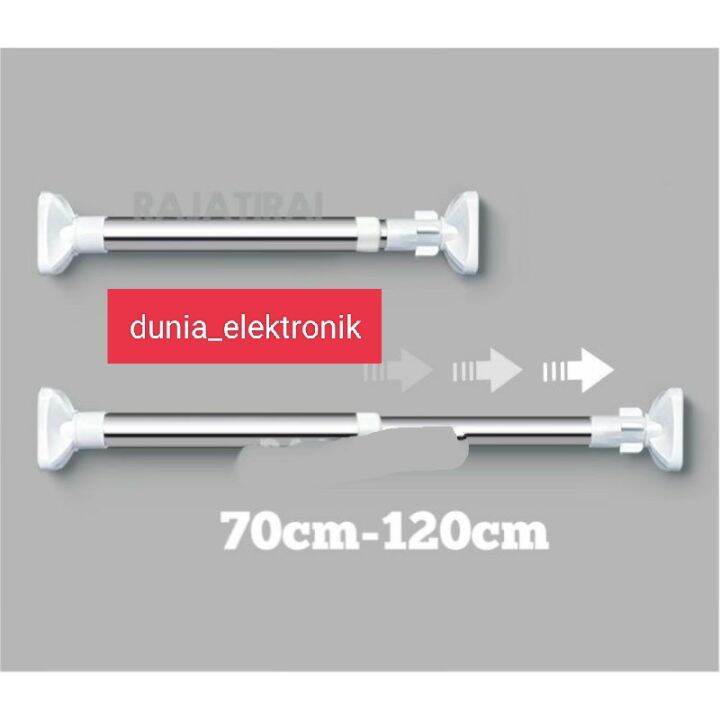Tiang Pipa Adjustable Multifungsi/Tiang Stainless Steel/Tiang jemuran ...