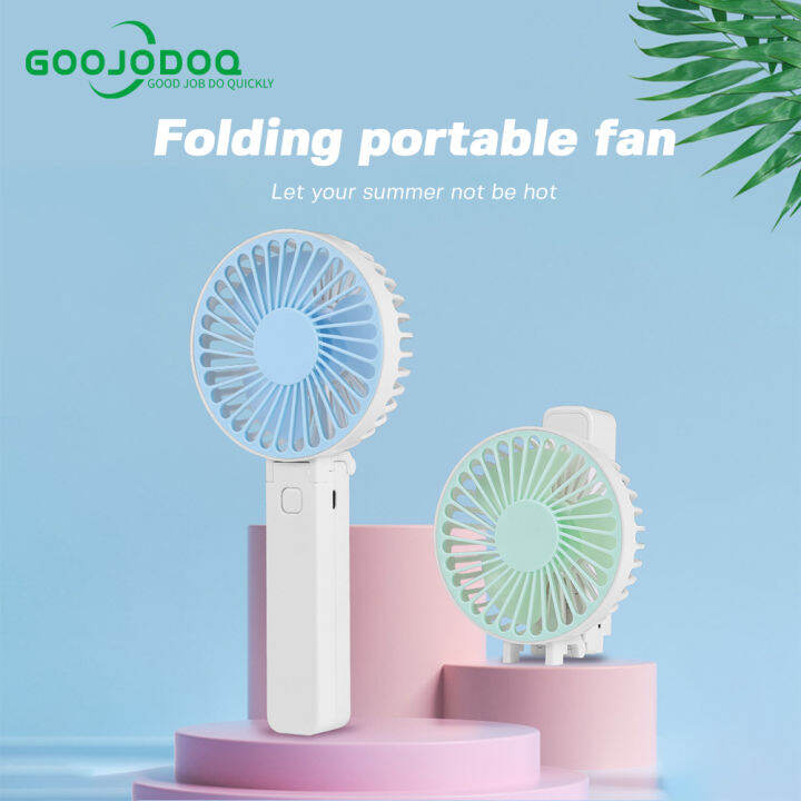 [Ship from🇵🇭COD] GOOJODOQ Mini Fan Rechargeable Fortable Electric Fan ...