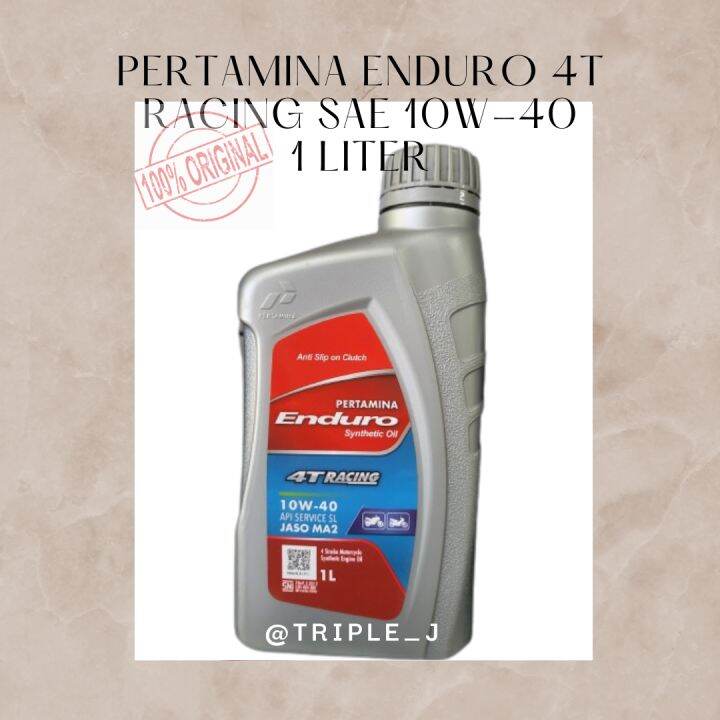 Pertamina Enduro 4T Racing sae 10W-40 1Liter | Lazada Indonesia