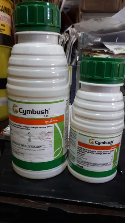 Cymbush insecticide 500 ml 250 ml for rice, corn, cotton, tobacco ...
