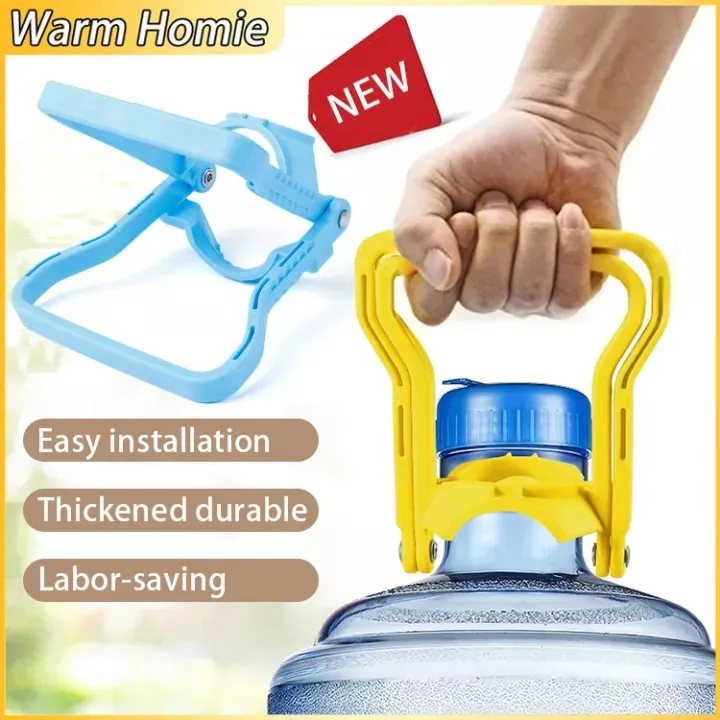[Warm Homie] Plastic Bucket with Handle for Water Bottle Easy Lift ...