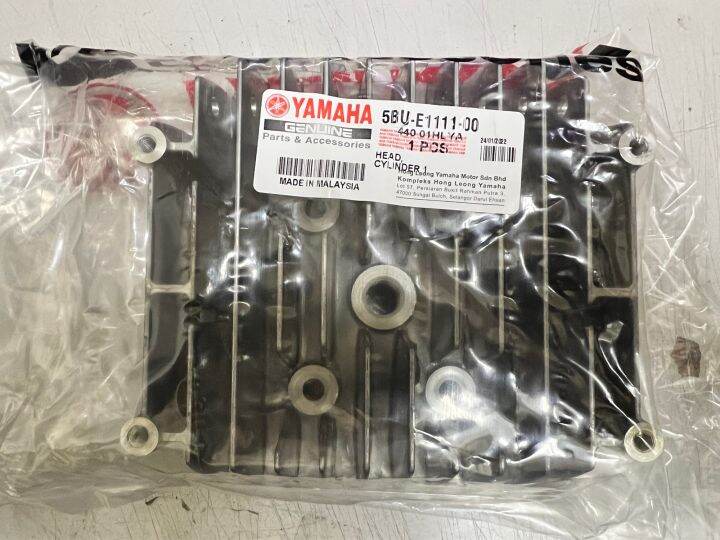 CYLINDER HEAD ASSY YAMAHA Y125Z Y125ZR ORIGINAL MADE IN MALAYSIA 5BU-E1111-00 440 01 HLYA | Lazada