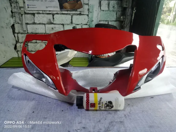 Honda wave 100R front cowling (red color) | Lazada PH