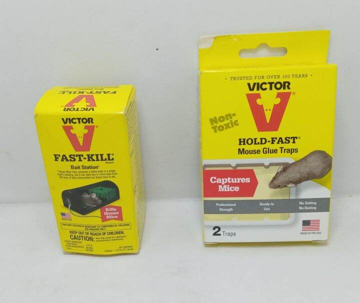 VICTOR (hold-fast mouse glue traps & fast-kill bait station) | Lazada PH