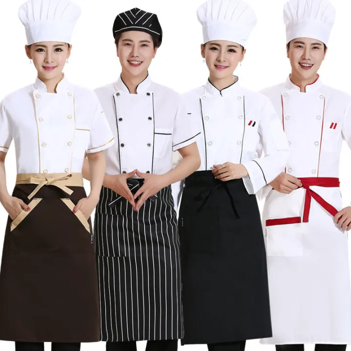Chef Uniform Men/Women Catering Uniform Chef Apparel Kitchen Uniform ...