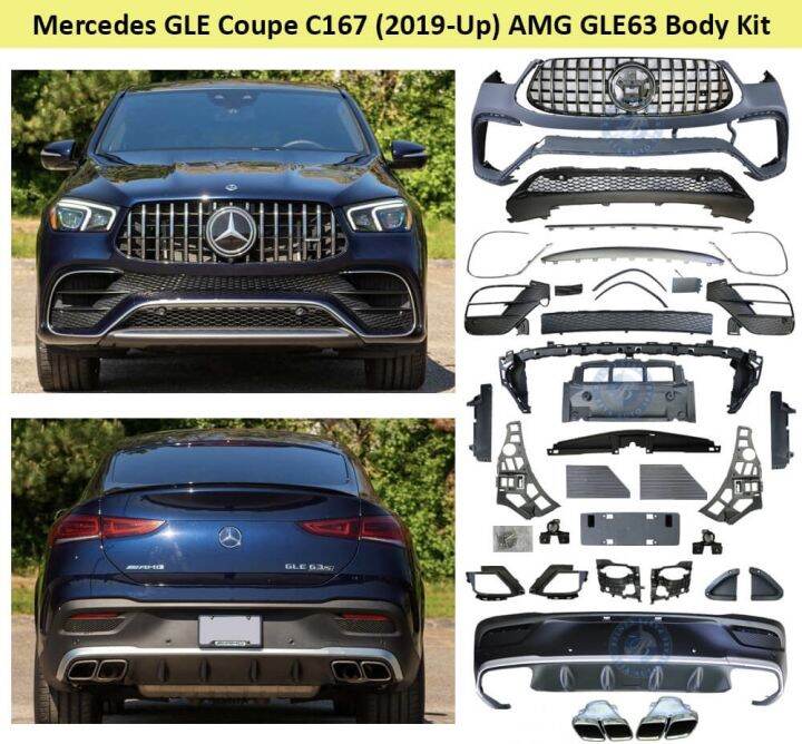 Mercedes Benz W167 V167 C167 GLE 63 AMG bodykit body kit front rear ...