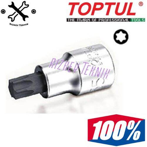 Mata Sock T40 / Star Bit Socket 1/2" x T40 Bintang 6 Pendek Toptul ...