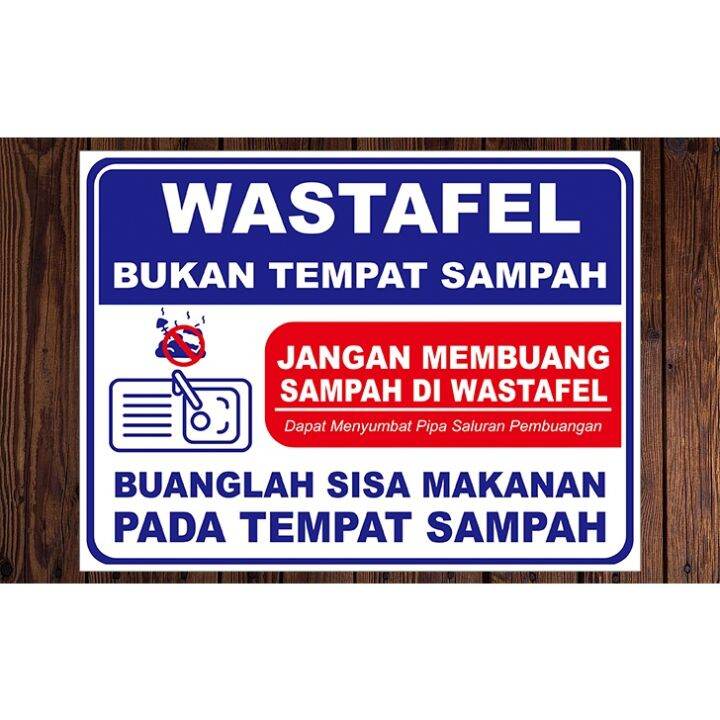 stiker peringatan watafel | Lazada Indonesia