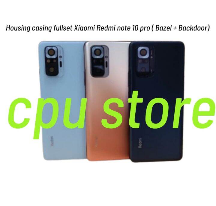 HOUSING KESING CASING FULSET XIAOMI REDMI NOTE 10 PRO ORIGINAL (BAZEL ...