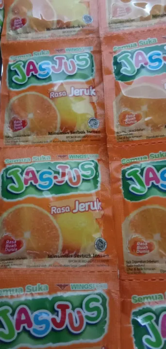 Jasjus Rasa Jeruk 1 renceng isi 10 pcs | Lazada Indonesia