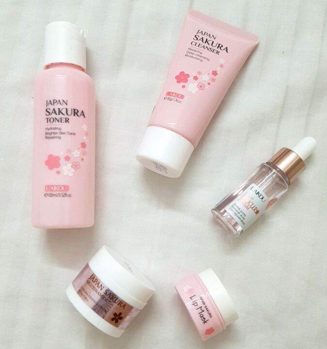 Japan Sakura Whitening Skincare Set | Lazada