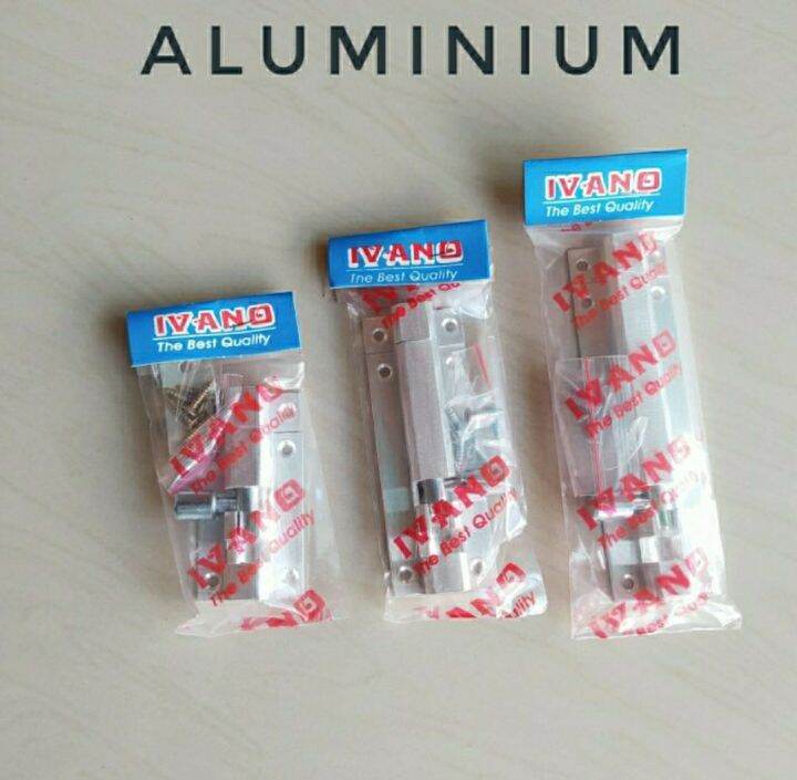 Grendel Jendela Aluminium / Slot Pintu Jendela 2/3/4 inch Grendel ...