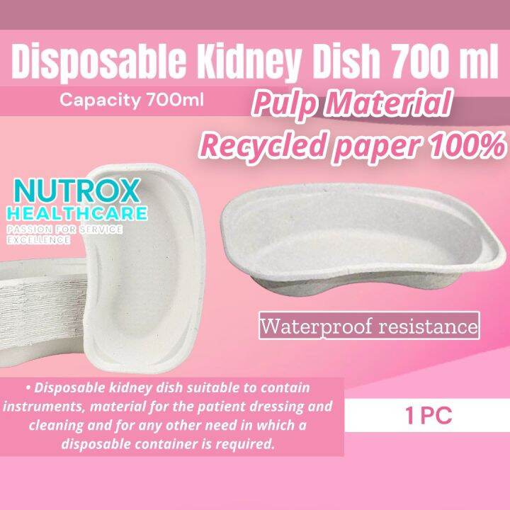 Disposable kidney tray 700ml capacity, suitable for disposable in a ...