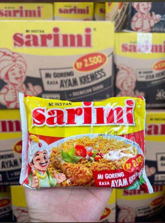 MIE goreng SARIMI RASA AYAM KREMES 1 DUS ISI 40 BUNGKUS/MIE INSTAN/ MIE ...