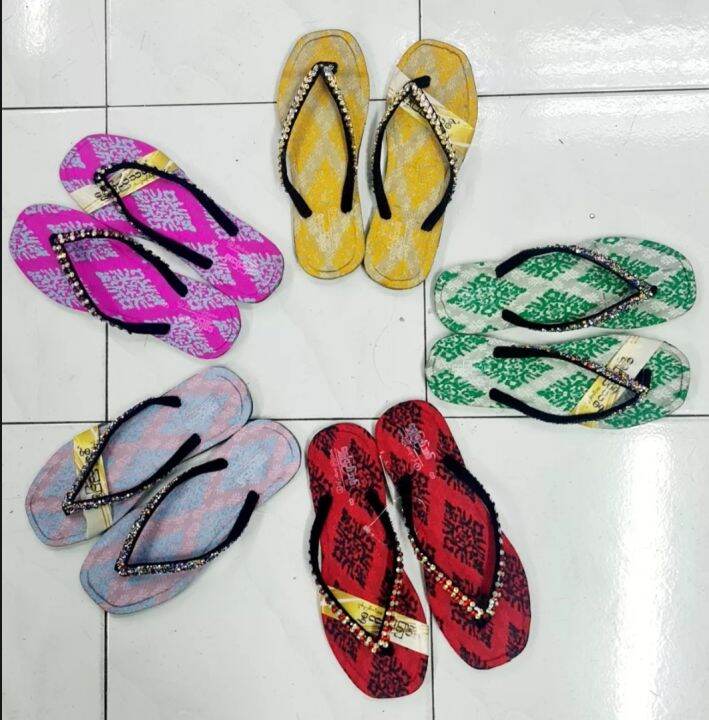 MYANMAR TRADITIONAL WOMEN SLIPERS NEW STOCK | Lazada