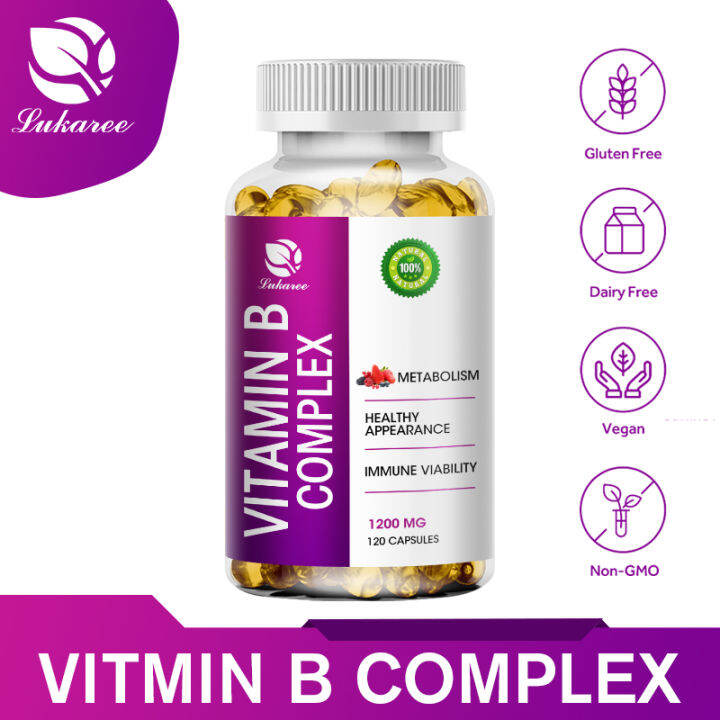 Complete B-complex Capsules with Methylfolate Boosted B12 ...