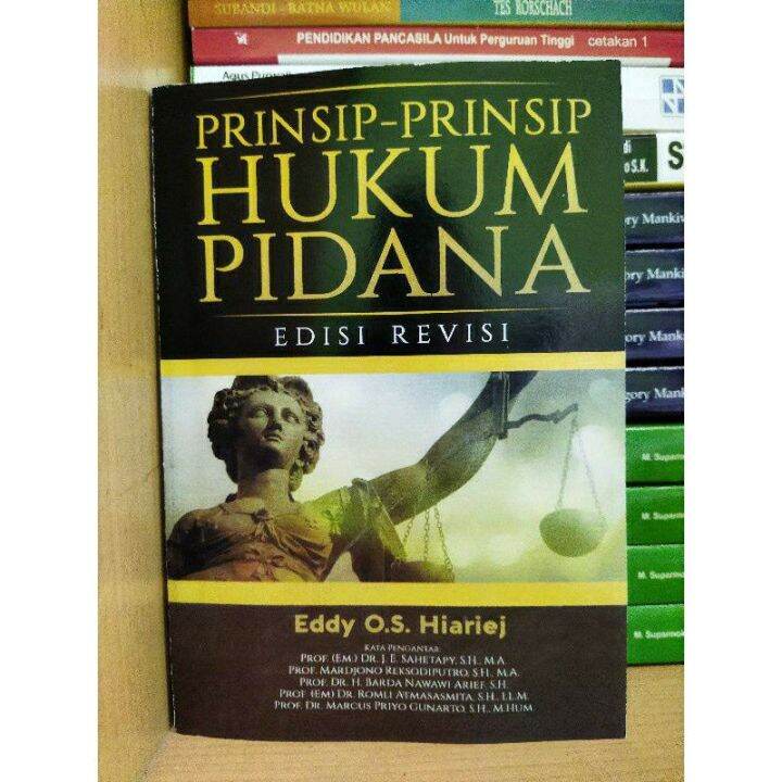 PRINSIP PRINSIP HUKUM PIDANA EDISI REVISI - EDDY O.S. HIARIEJ | Lazada Indonesia