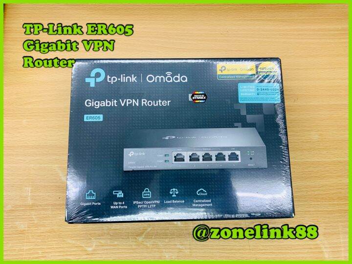 TP-Link TL-ER605 SafeStream Gigabit Multi-WAN VPN Router | Lazada.co.th