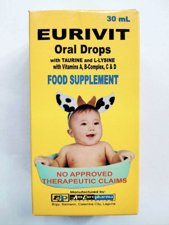 Eurivit drops Multivitams plus Minerals | Lazada PH