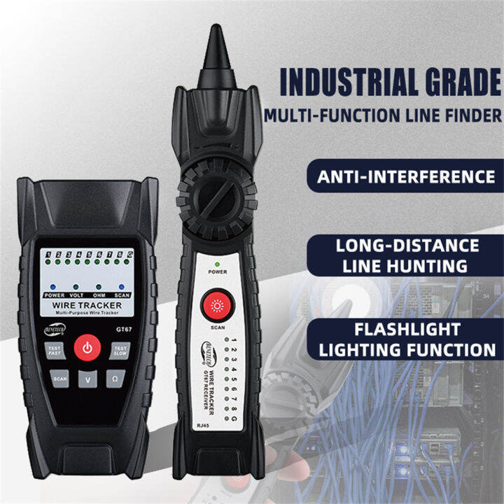 Wire Tracker Line Finder Rechargeable Anti-interference Telephone Wire ...