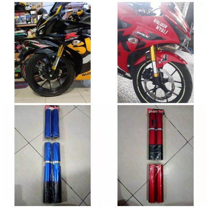 COVER SHOCK DEPAN USD GSX 150 R MODEL ATAS BAWAH | Lazada Indonesia