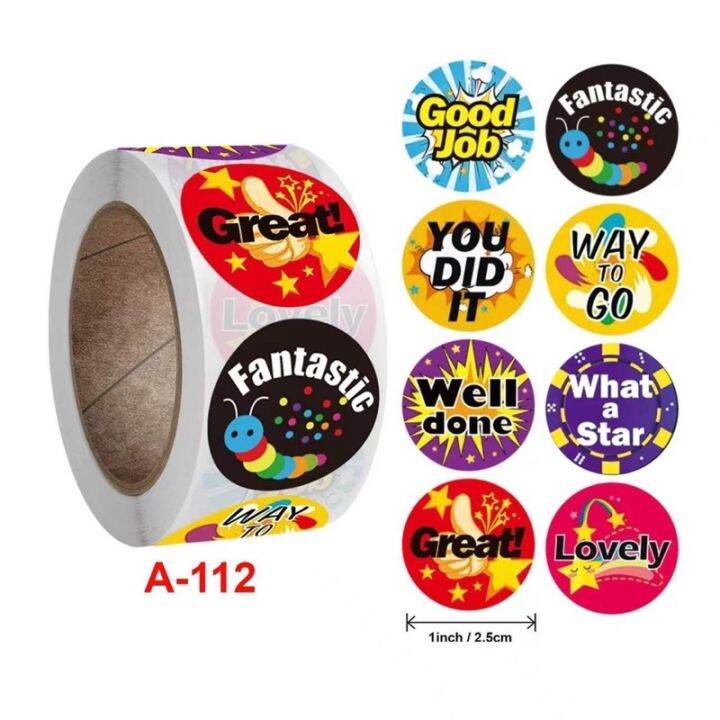 REWARD APPRECIATION STICKERS FOR SCHOOL AND KIDS SOLD PER 100 PIECES 1 ...
