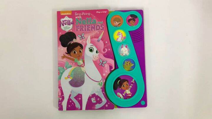 Nickelodeon Sing Along Sound Book With Nella & Friends For Kids to Read ...