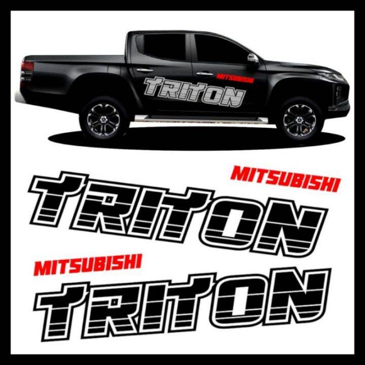 ลายใหม่L-270สติ๊กเกอร์Triton สติ๊กเกอร์แต่งรถ สติ๊กเกอร์รถกระบะไทรทัน ...