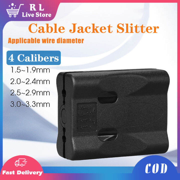 Fiber Cable Jacket Cutter Slitter 1.5-3.3mm Longitudinal Bundle Tripper ...
