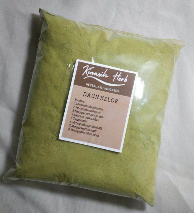 Daun kelor bubuk 1kg murni tanpa campuran / Serbuk daun kelor murni ...