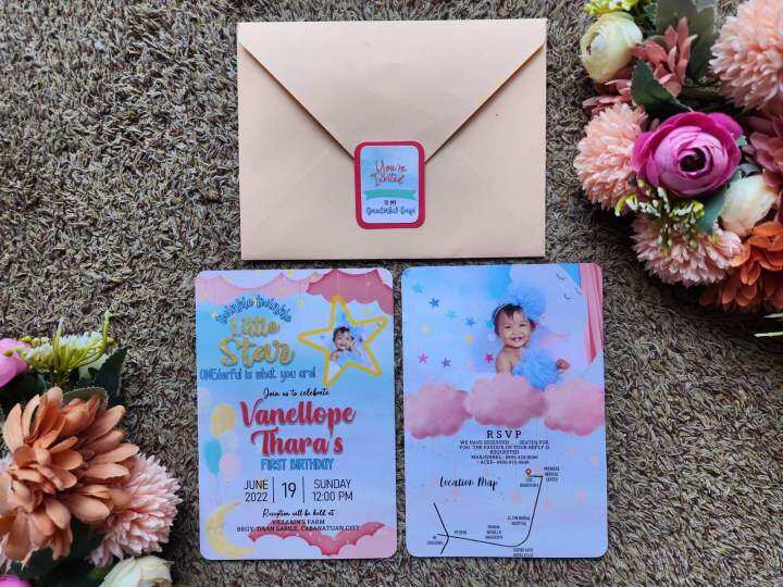 Invitation For All Occasions With Envelop / Customized Cover Folder ...