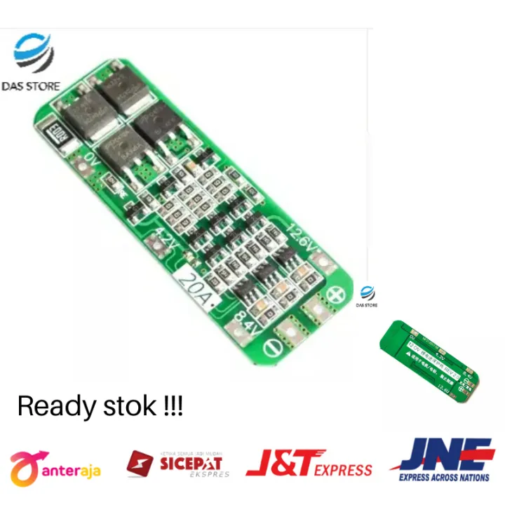 BMS 3S 12.6V 20A BATERAI MANAJEMEN SISTEM OTOMATIS UNTUK LI ION LIPO | Lazada Indonesia