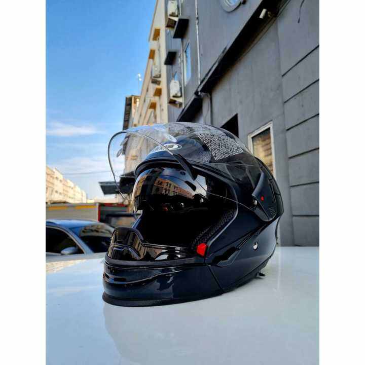 HELM ZEUS ZS 611 C HITAM MODULAR HELM PULLFACE+STANDAR | Lazada Indonesia