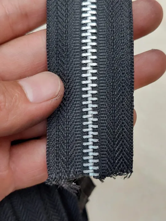 Daun resleting gigi besi silver no 5 / daun resleting gigi kasar no 5 / ...