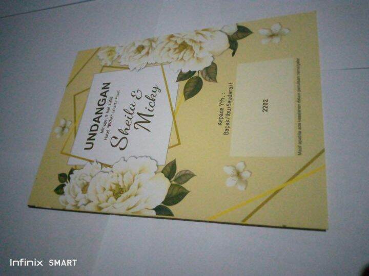 Cetak undangan erba 2202 Manis | Lazada Indonesia