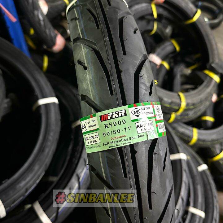 Tayar Tubeless RS900 FKR 90/80-17 Y15ZR LC135 RS150 Lagenda | Lazada
