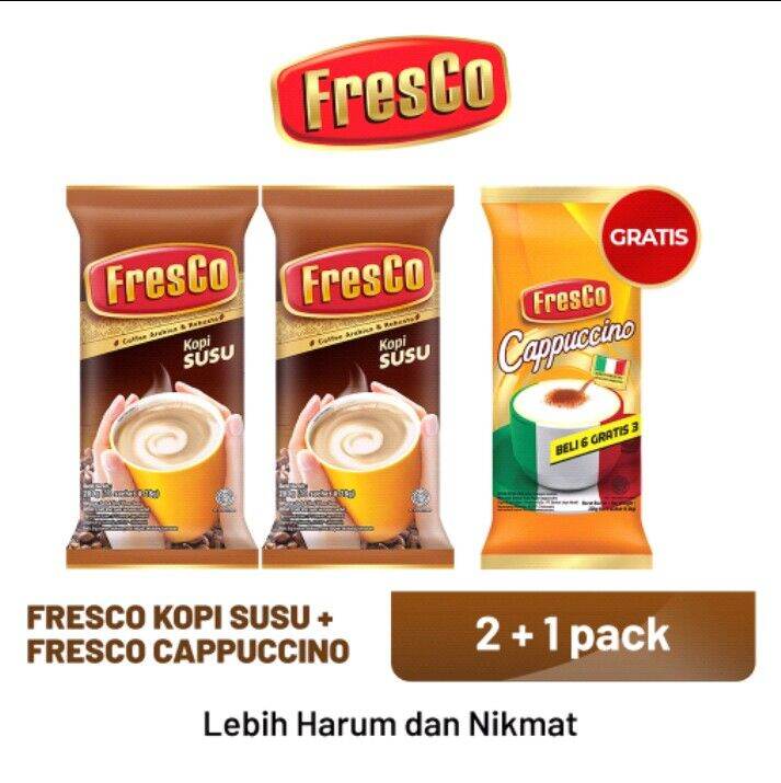 Kopi Kapal Api Paket Fresco Mix 4 | Lazada Indonesia