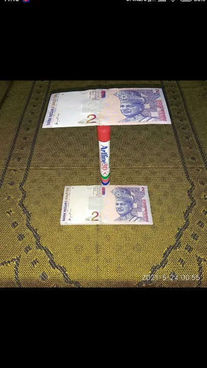 DUIT LAMA RM2 RINGGIT KONDISI BARU. ORIGINAL ASLI. DUIT KERTAS ...