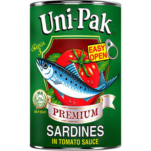 UNIPAK SARDINES TOMATO SAUCE 155G | Lazada PH
