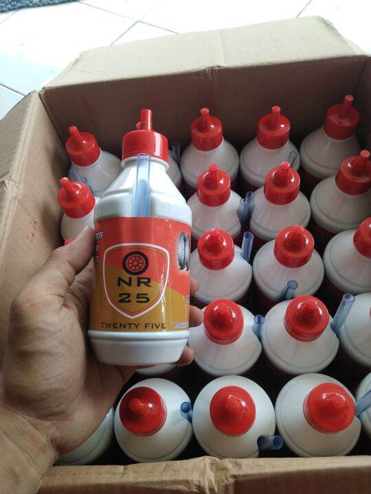 Cairan ban Tubeless anti bocor 1 dus isi 25pc merk NR 25 Original 350ml per botol | Lazada Indonesia