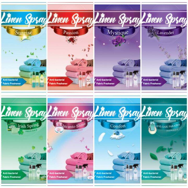 sticker label (LINEN SPRAY) | Lazada PH